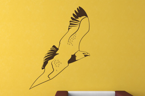 Adler als Wandschablone - SchablonenProfi